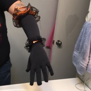 Fun World | Accessories | Costume Ruffle Sequin Gloves | Poshmark